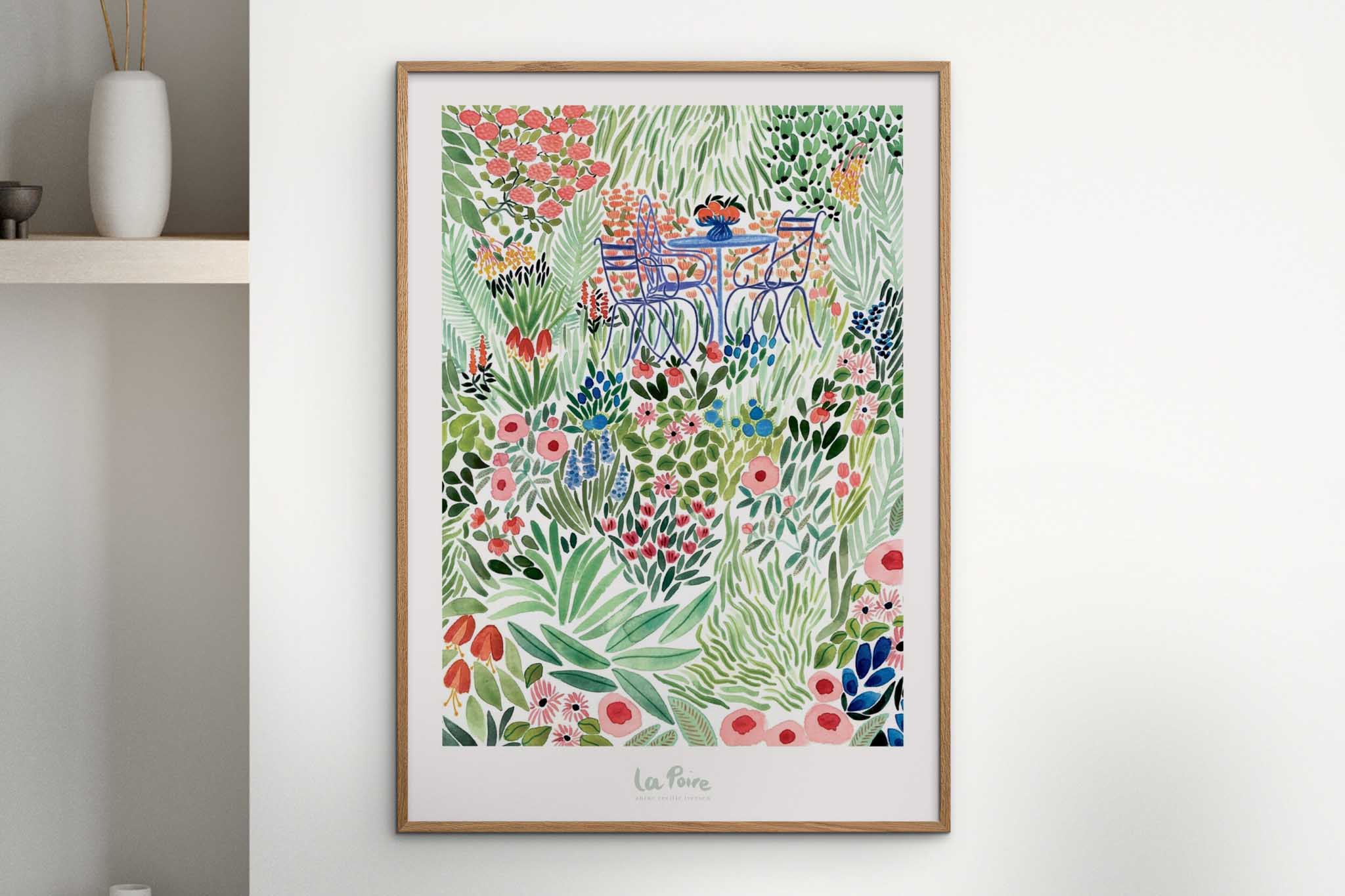 Poster & Frame アートポスター A3 Garden – CHLOROS