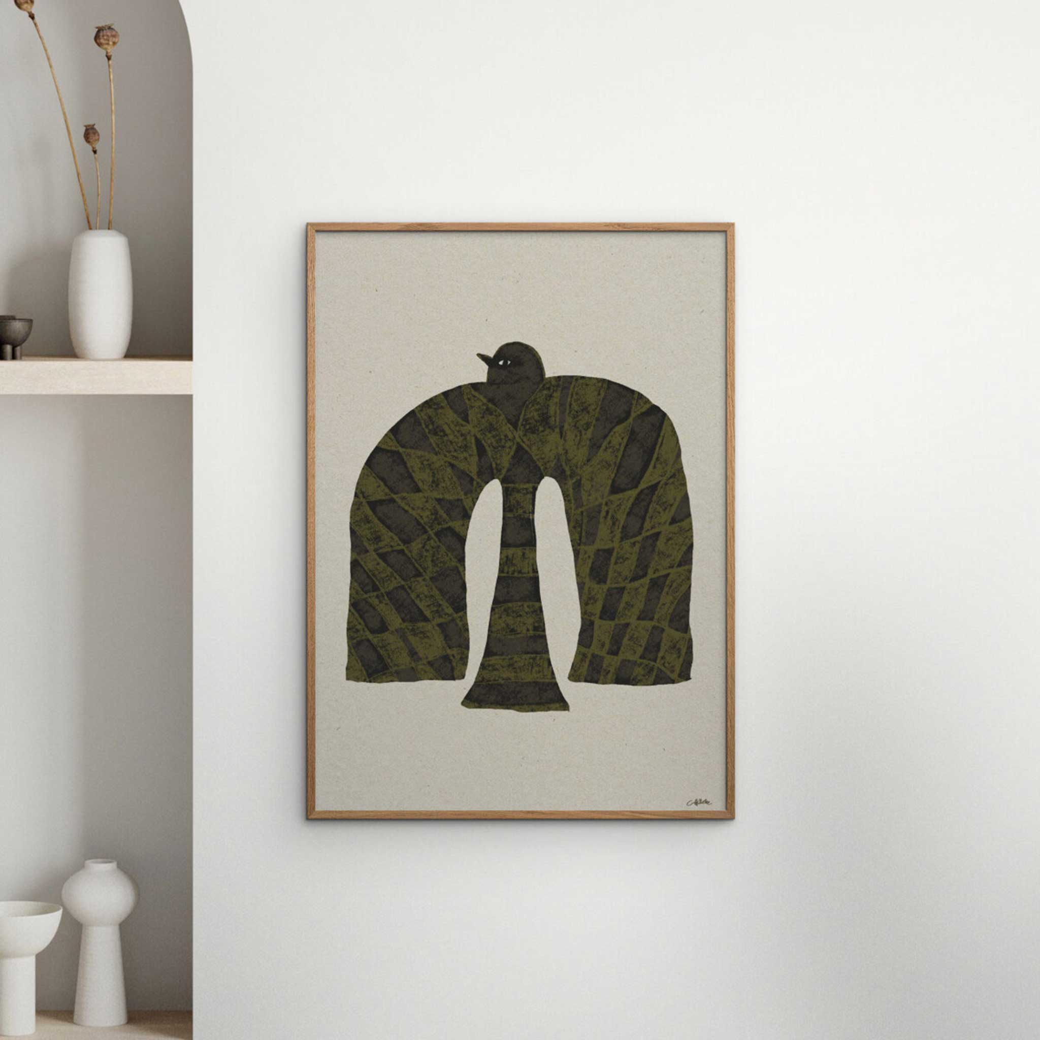 Poster & Frame アートポスター 30×40cm Big Bird 02 – CHLOROS