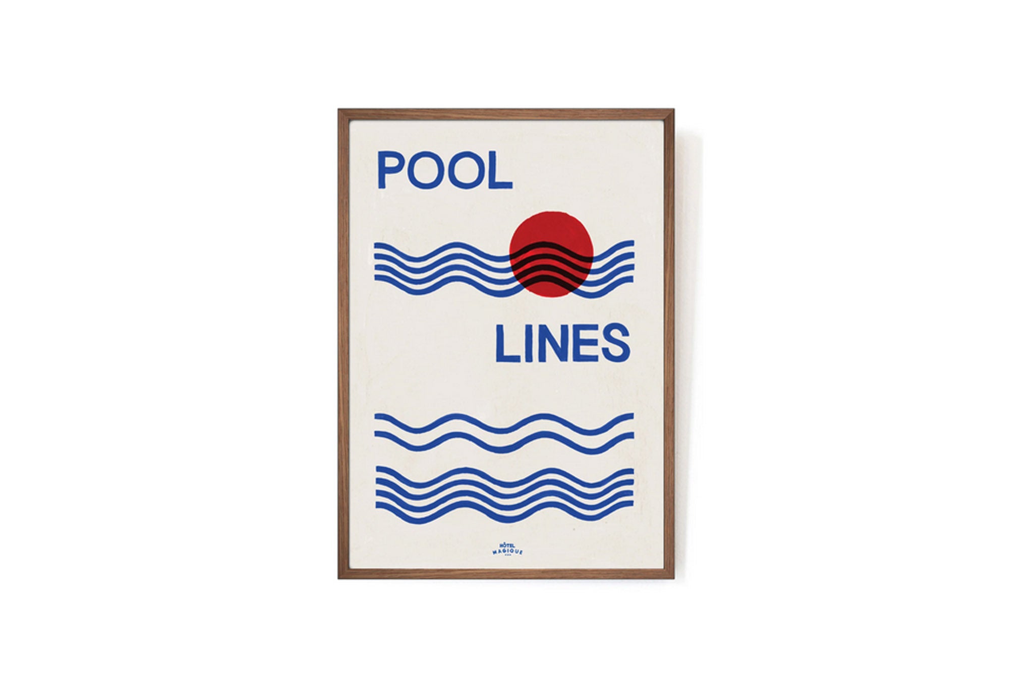 ポスター/アートプリント A3 Pool Lines – CHLOROS