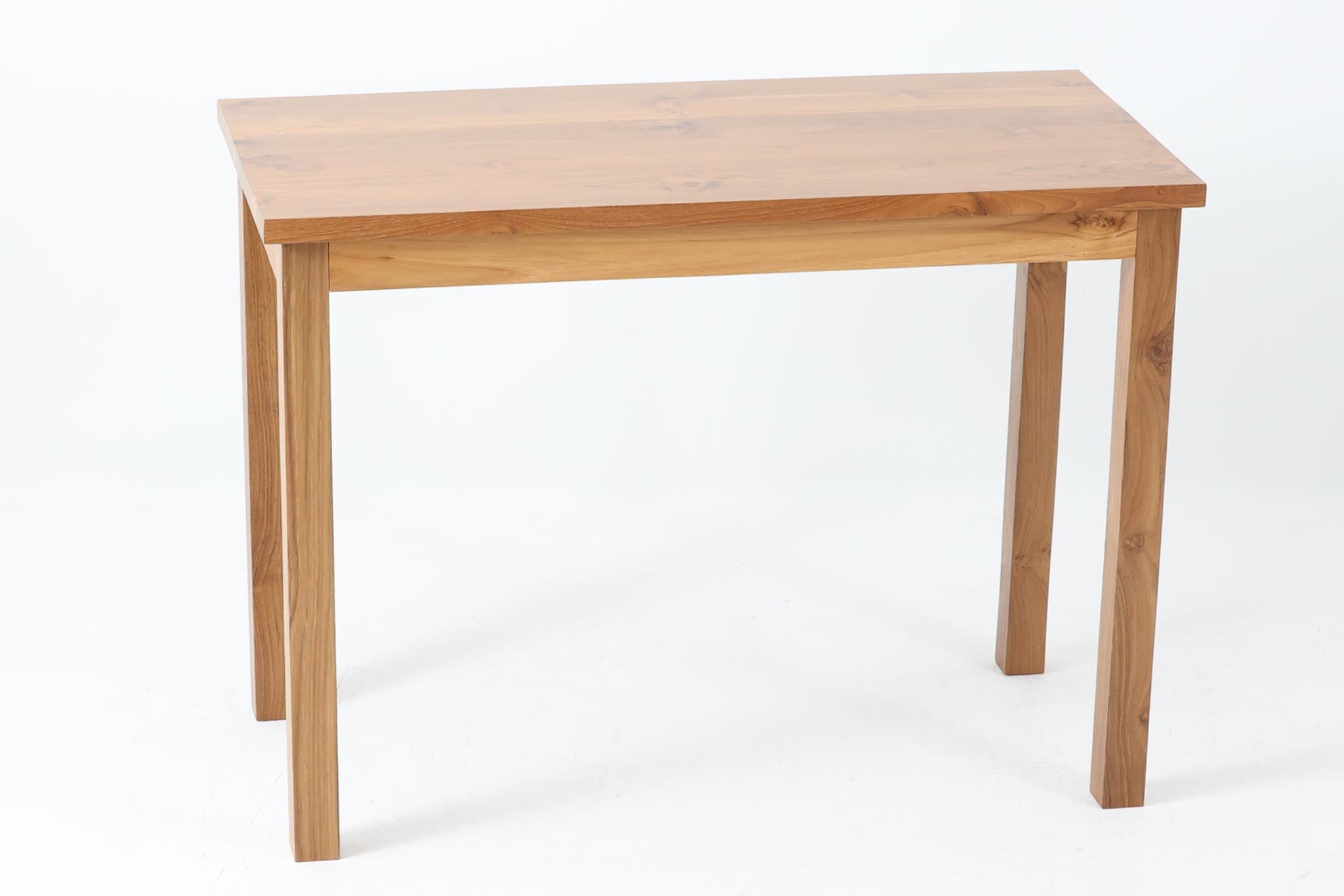 チーク材天然木ワークテーブル 幅100cm 長方形☆北欧インテリア CHLOROS