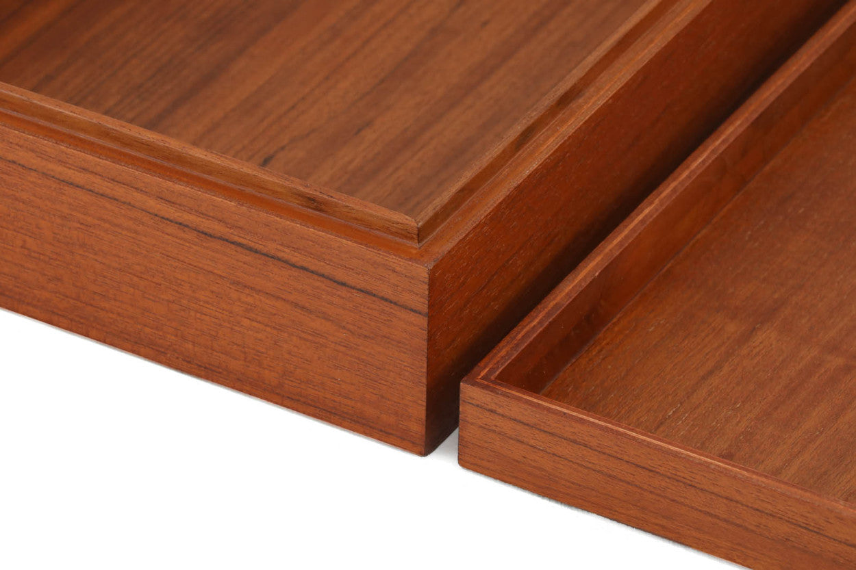 チーク材天然木のシンプルな箱/お道具箱 A4サイズ – CHLOROS