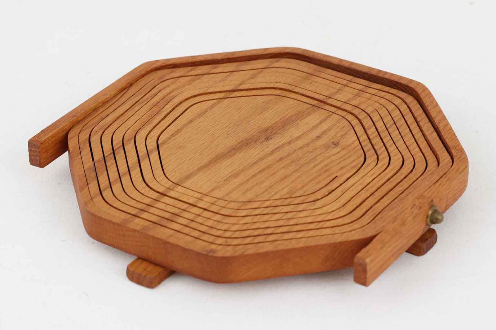 オーク材のスパイラルバスケット/フルーツバスケット – CHLOROS