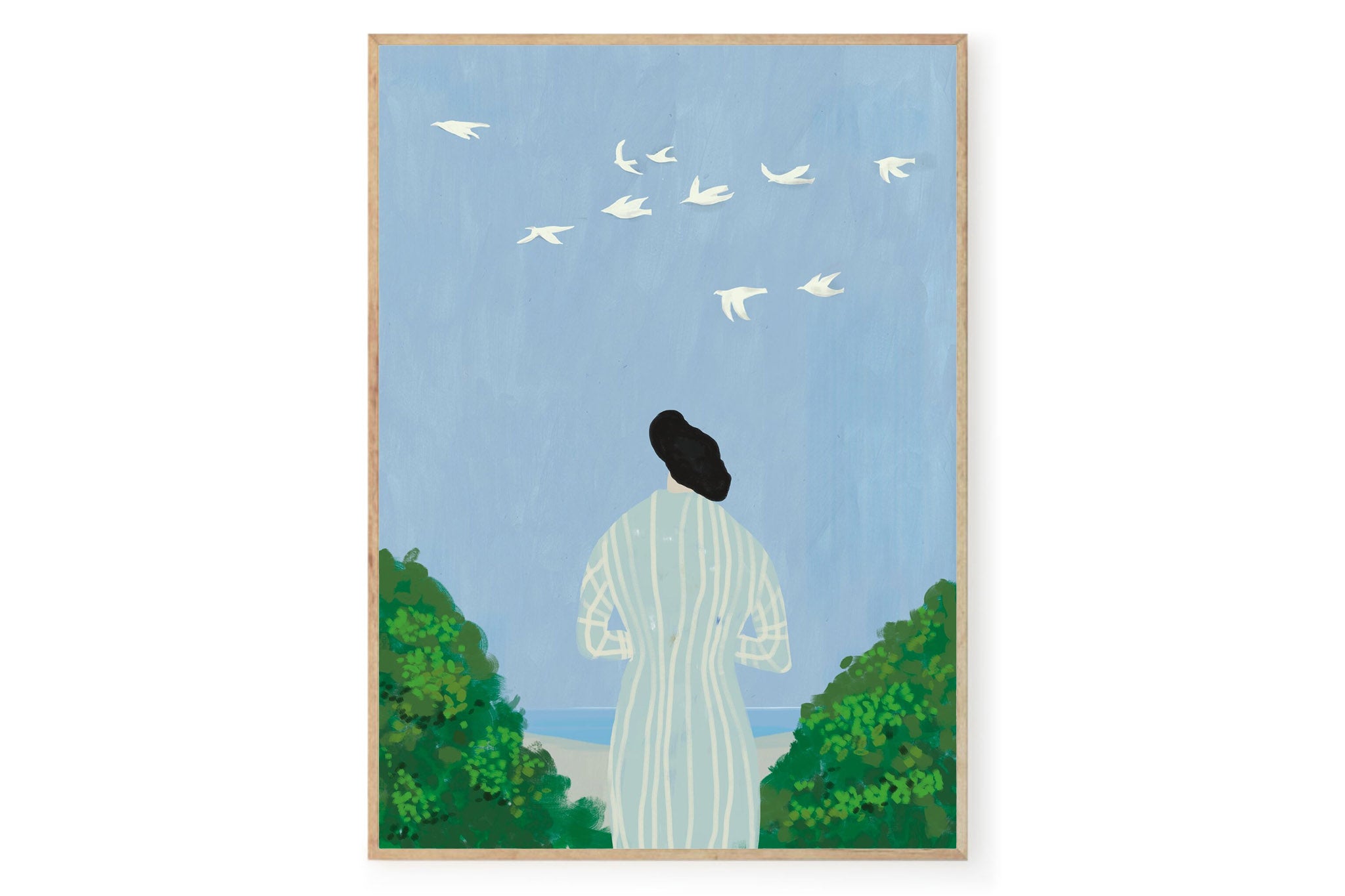 Poster & Frame アートポスター 50×70cm Woman Standing – CHLOROS