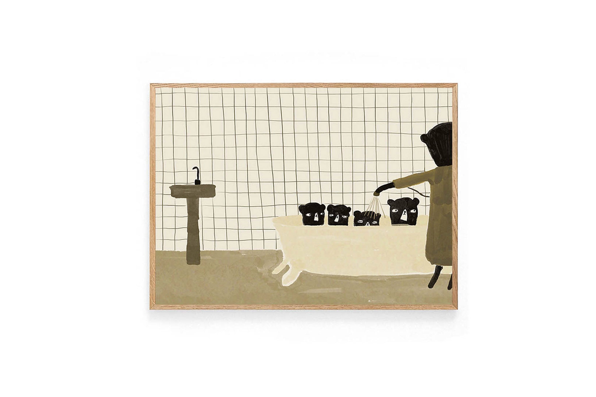 ポスター/アートプリント A4 Bathtime – CHLOROS