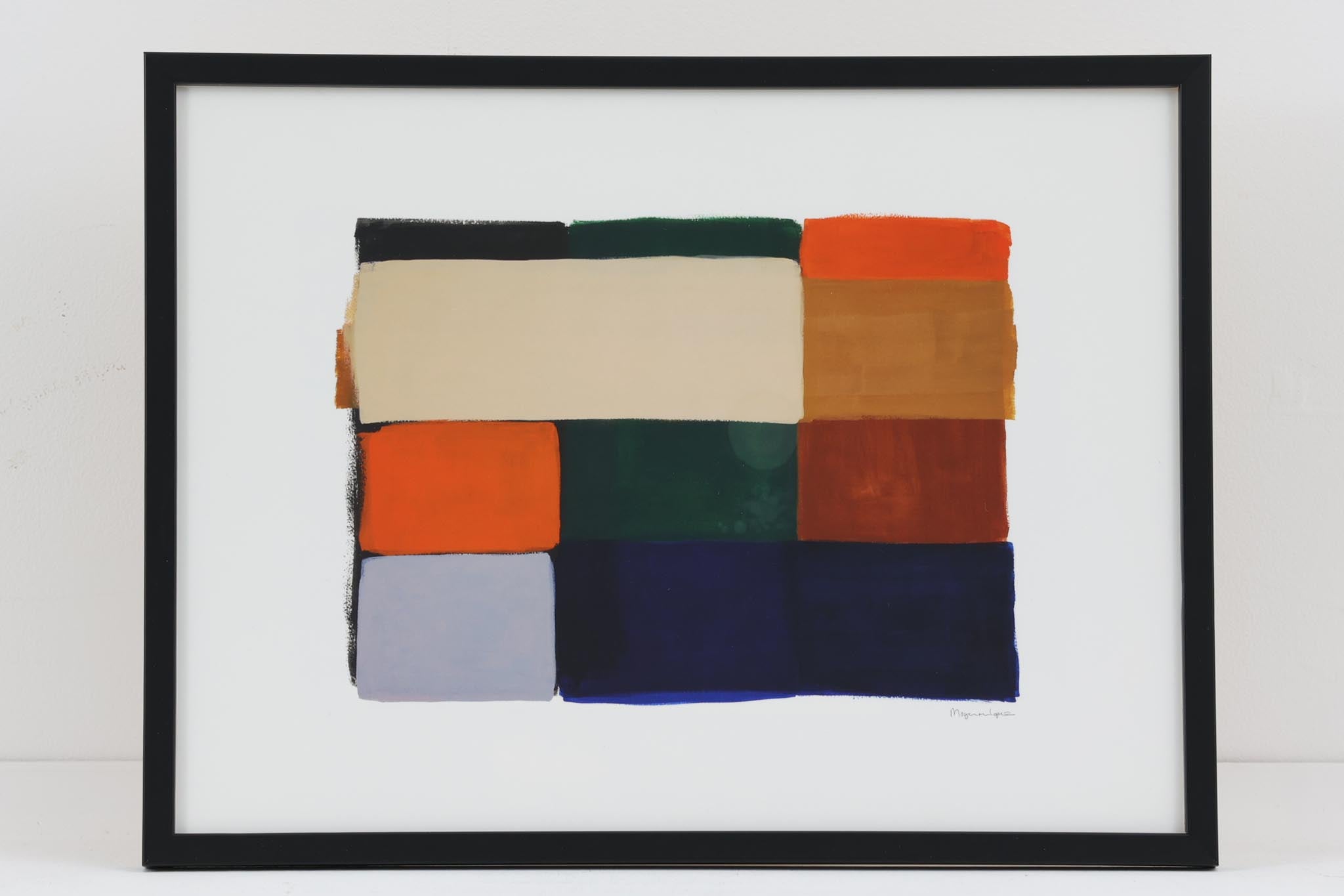 【訳ありアウトレット品】 ポスター/アートプリント 30×40cm Colour Squares 01 フレーム付き – CHLOROS