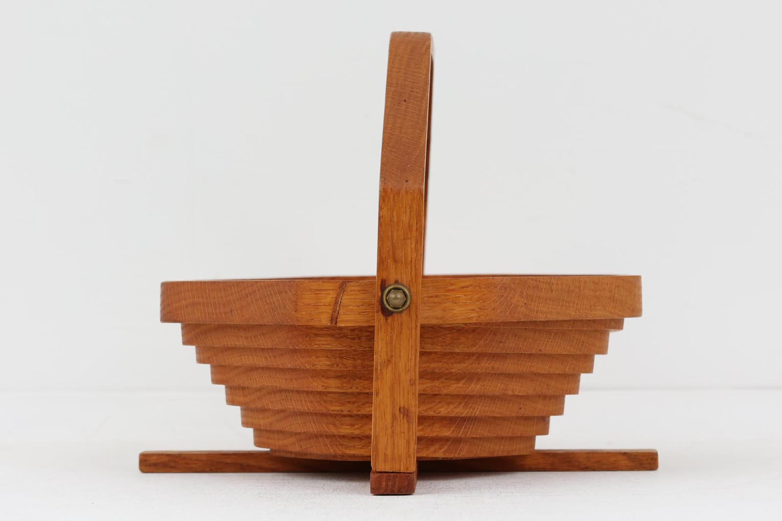 オーク材のスパイラルバスケット/フルーツバスケット – CHLOROS